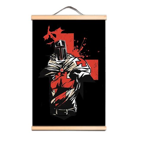 Nordic Knight Templar Poster Simple Wall Art For T Home Decor