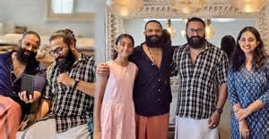 Rishab Shetty Celebrates Kantaras Success At Jayasuryas Home Onmanorama