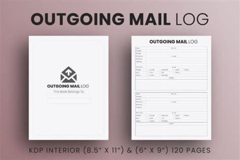 2 Mail Checklist Log Book Designs And Graphics