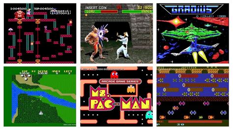 Classic Arcade Games List