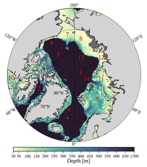 Map Showing The Bathymetry Levels Gebco Compilation Group 2020 And Download Scientific