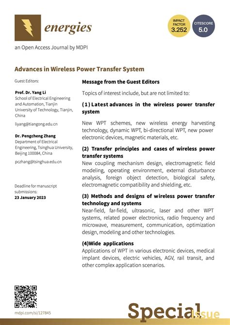 Energies Mdpi On Linkedin Mdpienergies Openaccess Specialissue Callforpapers