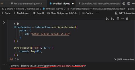 Loading External Javascript Modules At Runtime Is Not Working · Issue 1742 · Dotnetinteractive