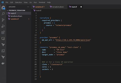 Clone Proxmox VMs With Terraform 4sysops