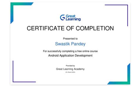 swastik pandey on linkedin just finished the course of android
