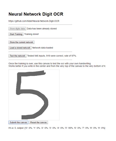 Alternatives And Detailed Information Of Neural Network Digit Ocr