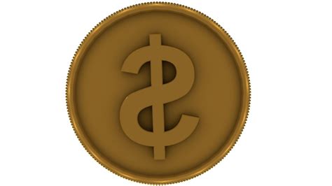 금화 달러 3d 모델 5 3ds C4d Fbx Obj Free3d