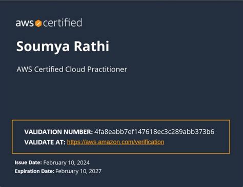 Soumya Rathi On Linkedin Awscertified Cloudpractitioner Aws Certificationachievement