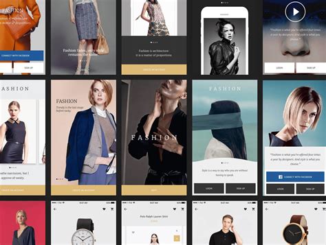 Fashion Mobile Ui Kit E Commerce App Design