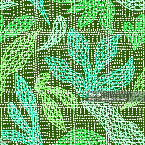 리프리지 실루엣으로 제작된 매끄러운 플로럴 패턴이 점선 체크 무늬의 질감에 오버레이됩니다 간단한 유기 형태 표면 인쇄를 위한 레이스 텍스처가 있는 둥근 기하학적 모양의