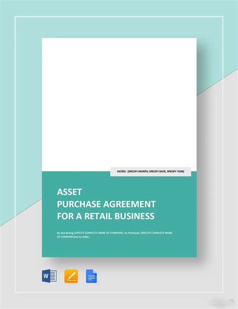 Free Retail Agreement Templates Editable And Printable