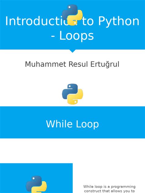 Intro To Python While Loops Pdf Control Flow Software Engineering