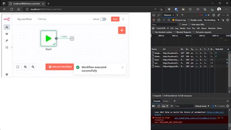 Not Able To Execute The Workflow After Integrating N8n Into The Product