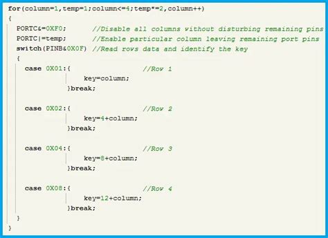 Matrix Keypad Interfacing Using Proteus