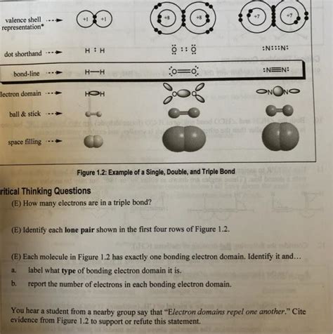 Solved 1 Valence Shell Representation 0 Oo Hh Dot