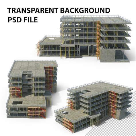 Premium Psd Building Construction Png
