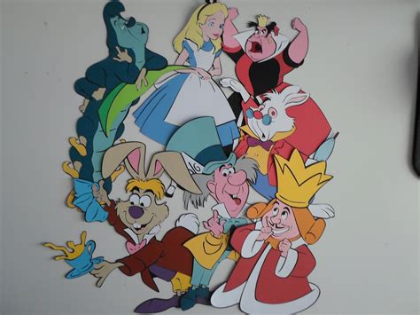 Alice In Wonderland Characters Disney Card Guards
