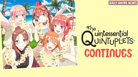 Quintuplets New Year Yotsuba Nakano The Quintessential Quintuplets