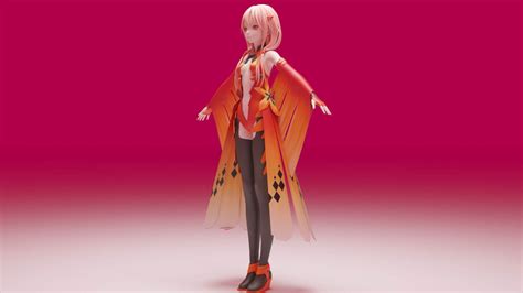 Yuzuriha Inori Guilty Crown 3d Model By Ilham45