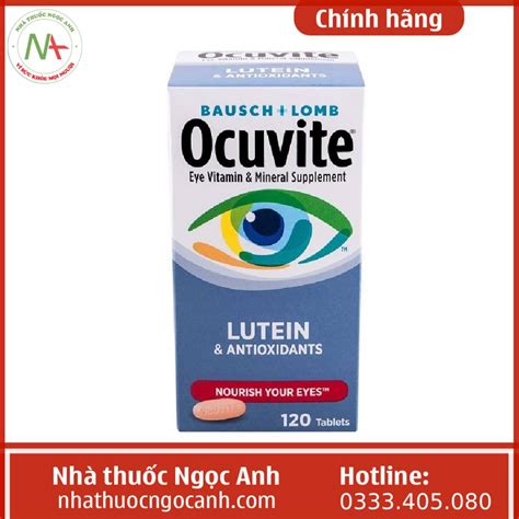 Thuốc Bổ Mắt Ocuvite Lutein And Antioxidants Giá Bao Nhiêu Mua ở đâu