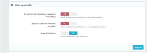 Activar Modo Depuración en PrestaShop para Mostrar Errores