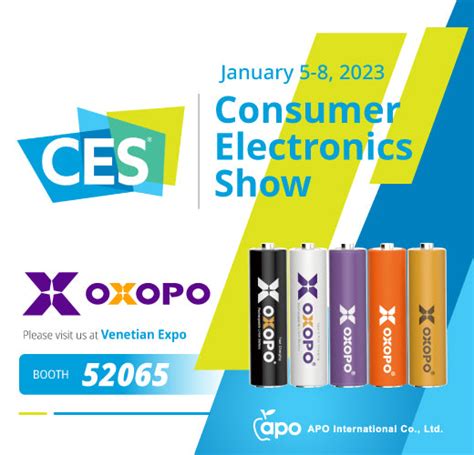 Oxopo Invites You To Visit The Ces 2023 Comsumer Electronics Show
