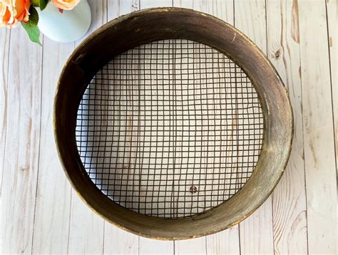 Antique Primitive Bentwood Grain Sifter Etsy