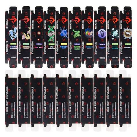 Ruby Disposable Packaging Ruby Live Resin Vape W Packaging
