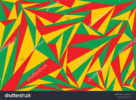 Simple Background Abstract Colorful Triangle Pattern Stock Vector