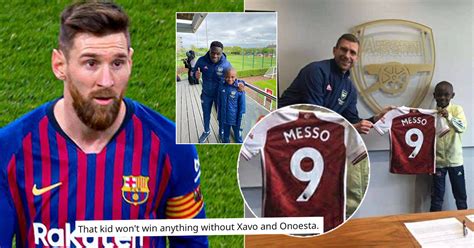 Arsenal Sign 10 Year Old African Wonderkid Leo Messo Fans Immediately