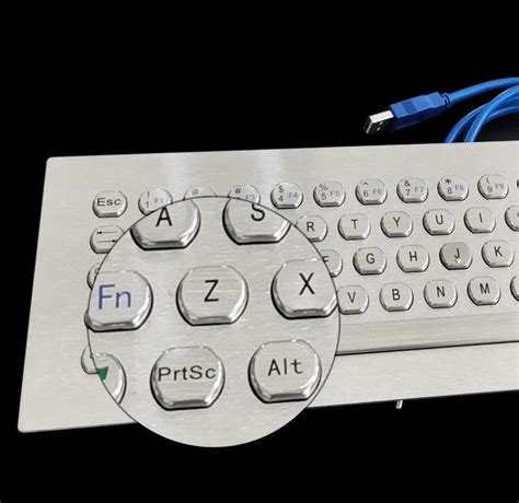 Waterproof Panel Mounted Ss Keyboard 5vdc Fcc With Touchpad
