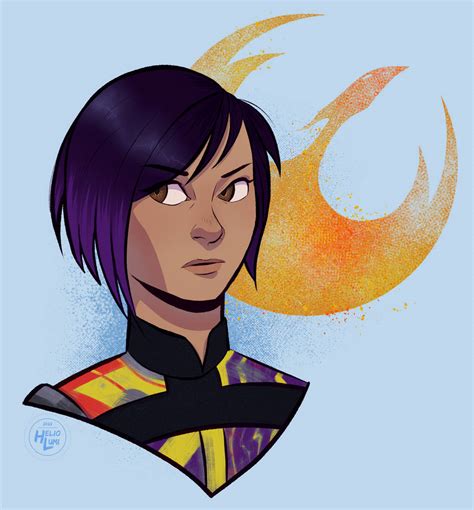 Star Wars Rebels Sabine Wren Portrait By Heliolumi On Deviantart