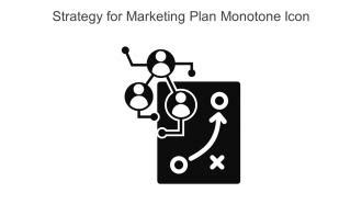 Strategy For Marketing Plan Monotone Icon In Powerpoint Pptx Png And Editable Eps Format PPT