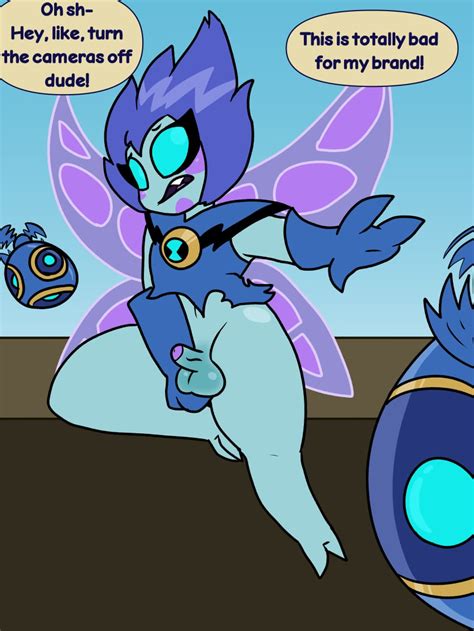 Rule 34 Absurd Res Alien Ben 10 Blue Body Blue Eyes Blue Hair Blue
