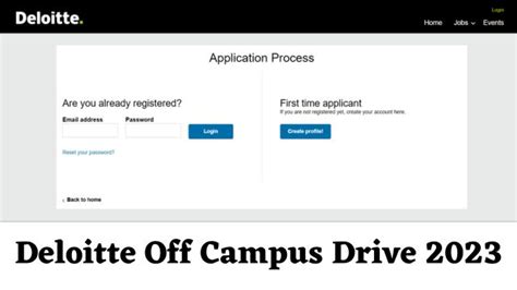 deloitte off campus drive 2023 analyst trainee post