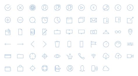 Aircons 细线图标素材之家精选sketch素材 素材之家