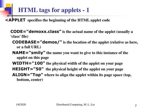Ppt Introduction To Java Applets And Distributed Computing Powerpoint