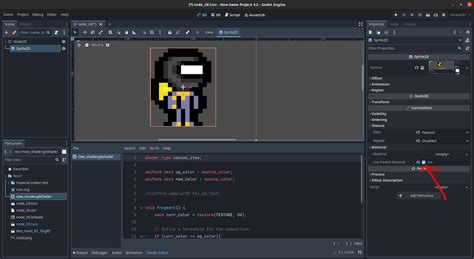 godot color replacement shader not working shaders godot forum