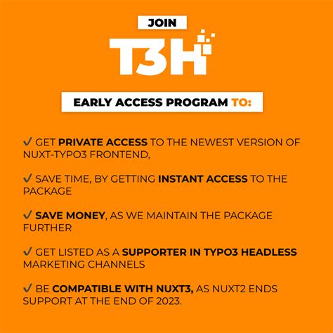 Typo3 Headless Join Typo3 Headless Early Access Program