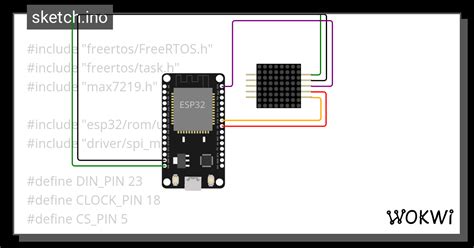 Matrix Wokwi Esp32 Stm32 Arduino Simulator