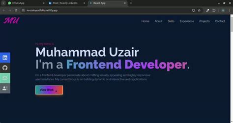 Rao Uzair Saeed On Linkedin Reactjs Tailwindcss Webdevelopment