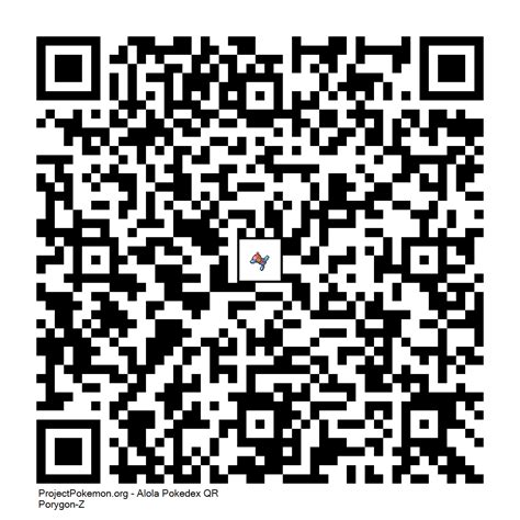 474 Porygon Zpng Generation 7 Qr Codes Project Pokemon Forums