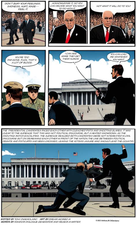 The Insane Ai Generated Comic The Debate The Webcomic Factory