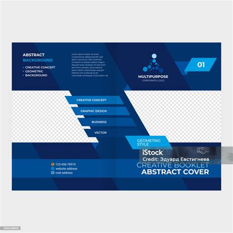 Buklet Sampul Konsep Katalog Desain Abstrak Trendi Gaya Grafis Modern Ilustrasi Stok Unduh