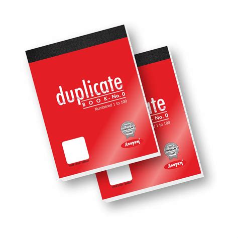 Anupam Duplicate Book With Carbon And Index Ruled Sheets Pad For Replica