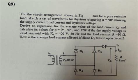 For The Circuit Arrangement Shown In Fig And For A