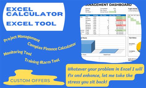 Excel Calculator Tool Excel Monitoring Tool By Oumid100 Fiverr