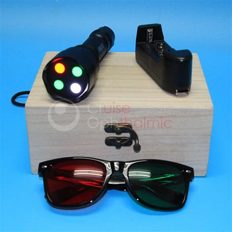 Worth 4 Dot Test Light Recharge Pack With Red Green Glasses Tools For
