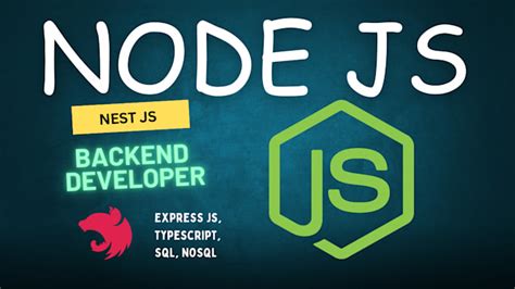 Develop Your Backend With Node Js Express Js Nest Js By Mtalha38 Fiverr