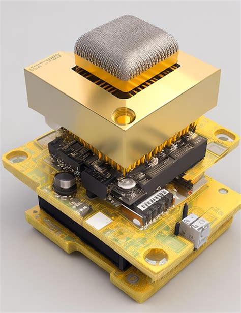 Technology Circuit Processor With Microchip Generated By Ai Premium Ai Generated Image